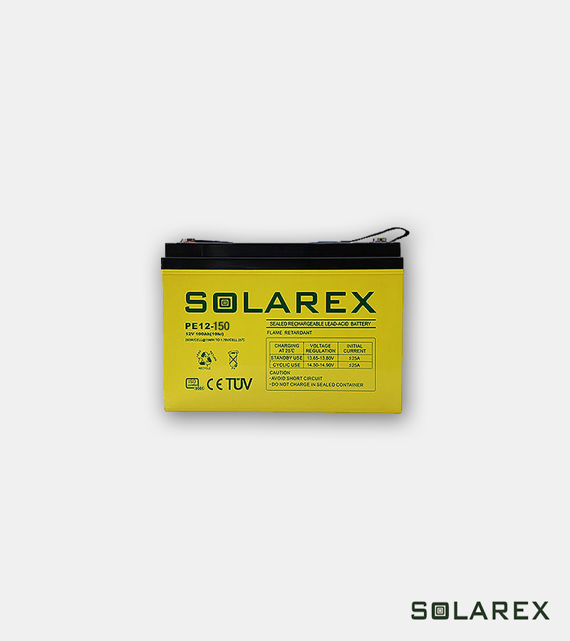 باتری سیلد اسید 150 آمپر Solarex – فروش انواع UPS یو پی اس | باتری ...